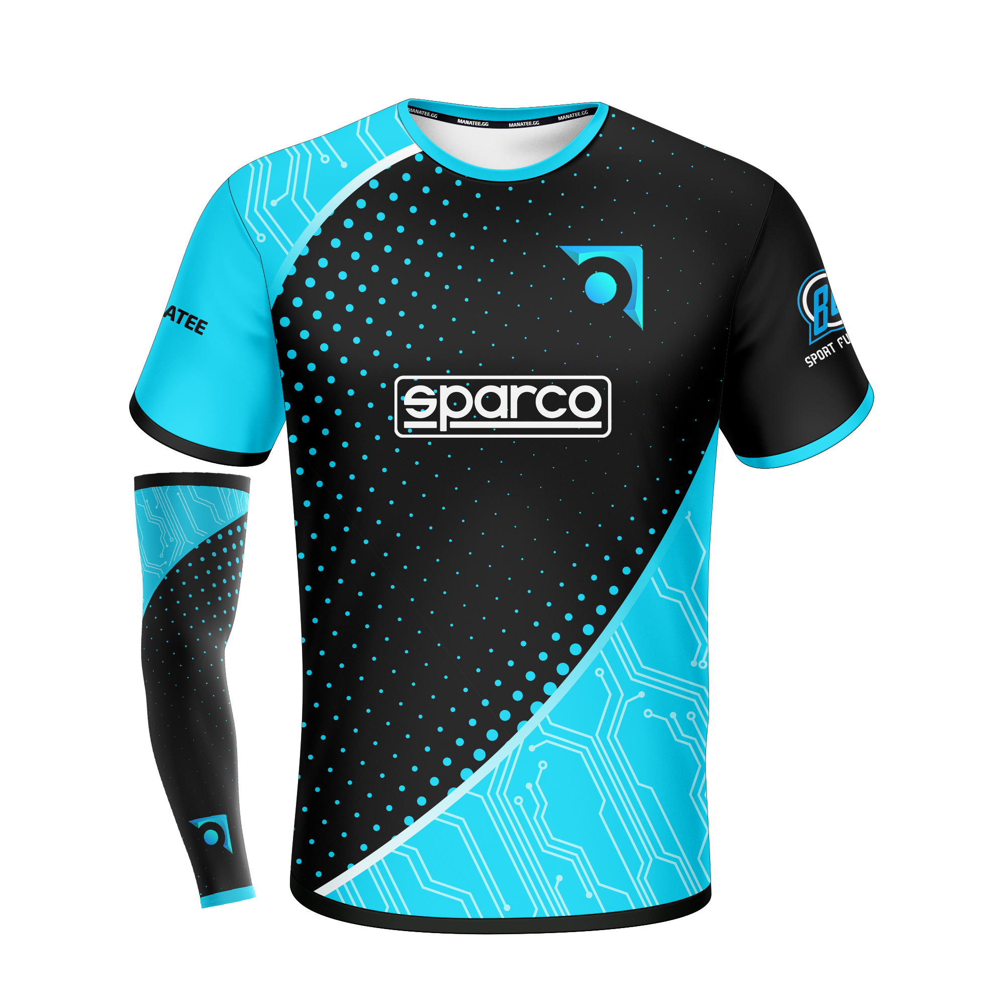 Aoway eSport Jersey + Gaming Sleeve – Manatee