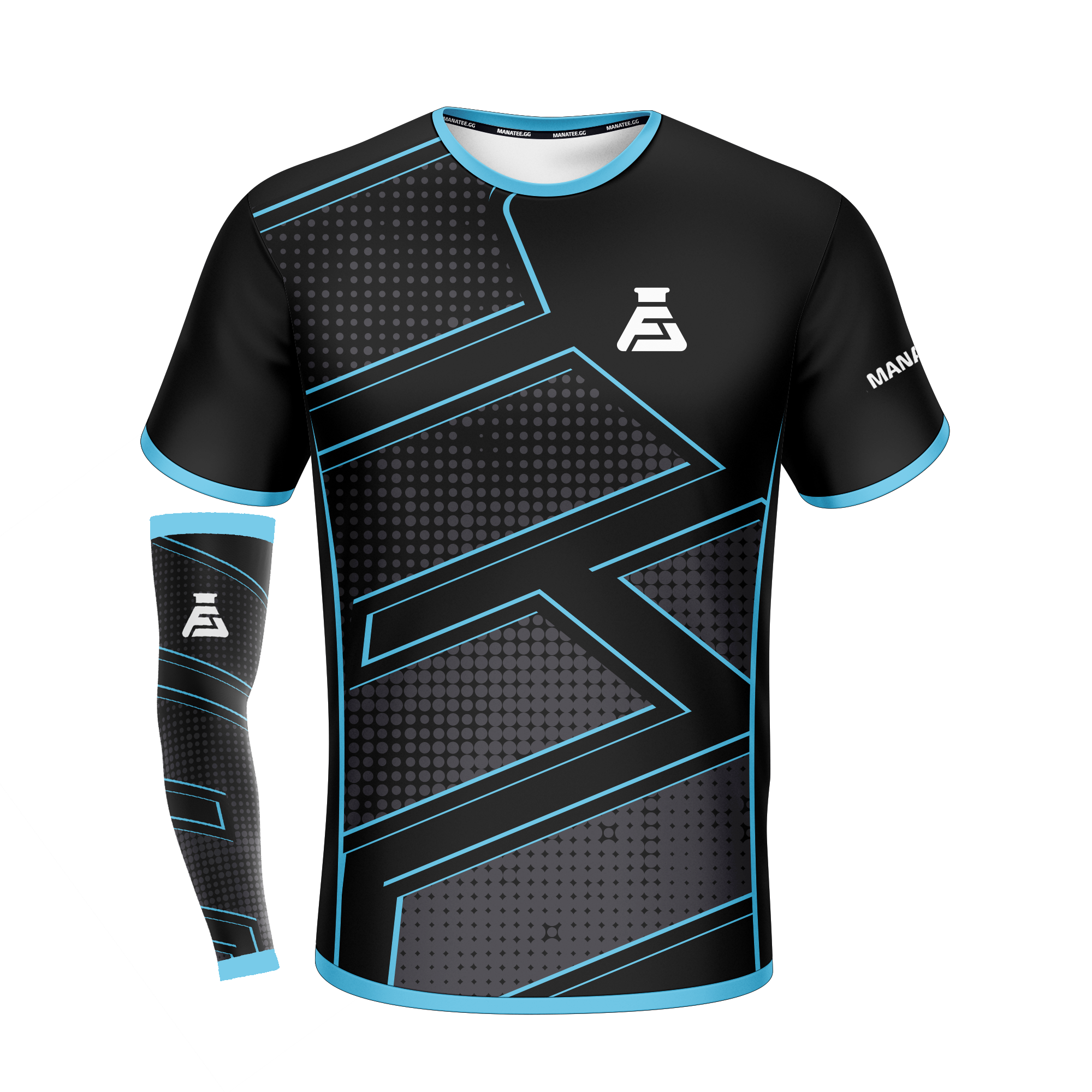 FruchtLabor Black Jersey + Gaming Sleeve – Manatee