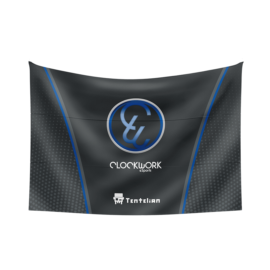 Clockwork Esports Flag – Manatee